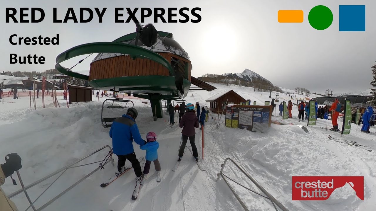 Red Lady Express at Crested Butte | Colorado Skiing - YouTube
