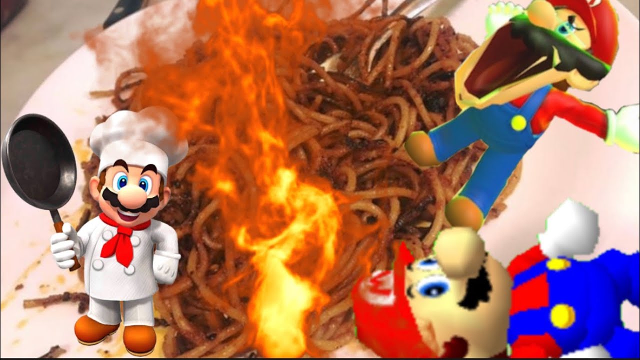 MSM64: Mario makes a bowl of spaghetti - YouTube