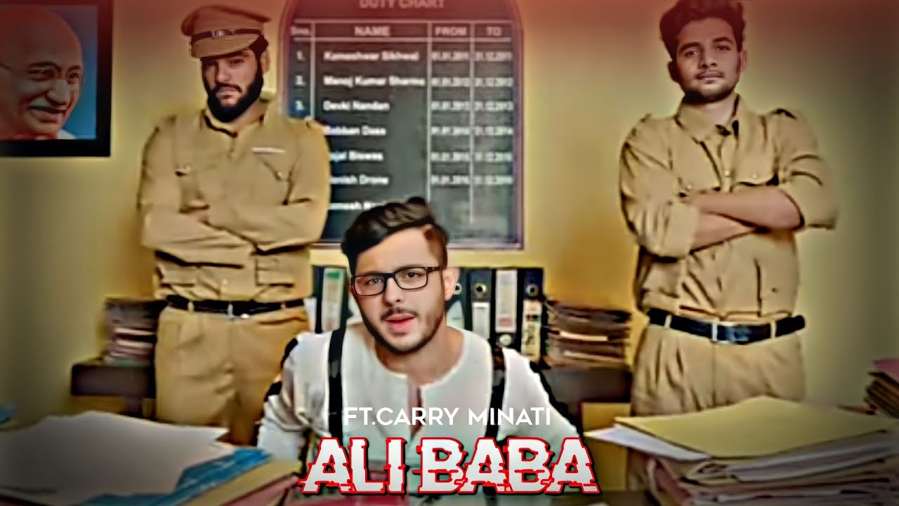 Alight motion ALI _ BABA_FT CARRY MINATI ATTITUDE STATUS | Ali baba ...