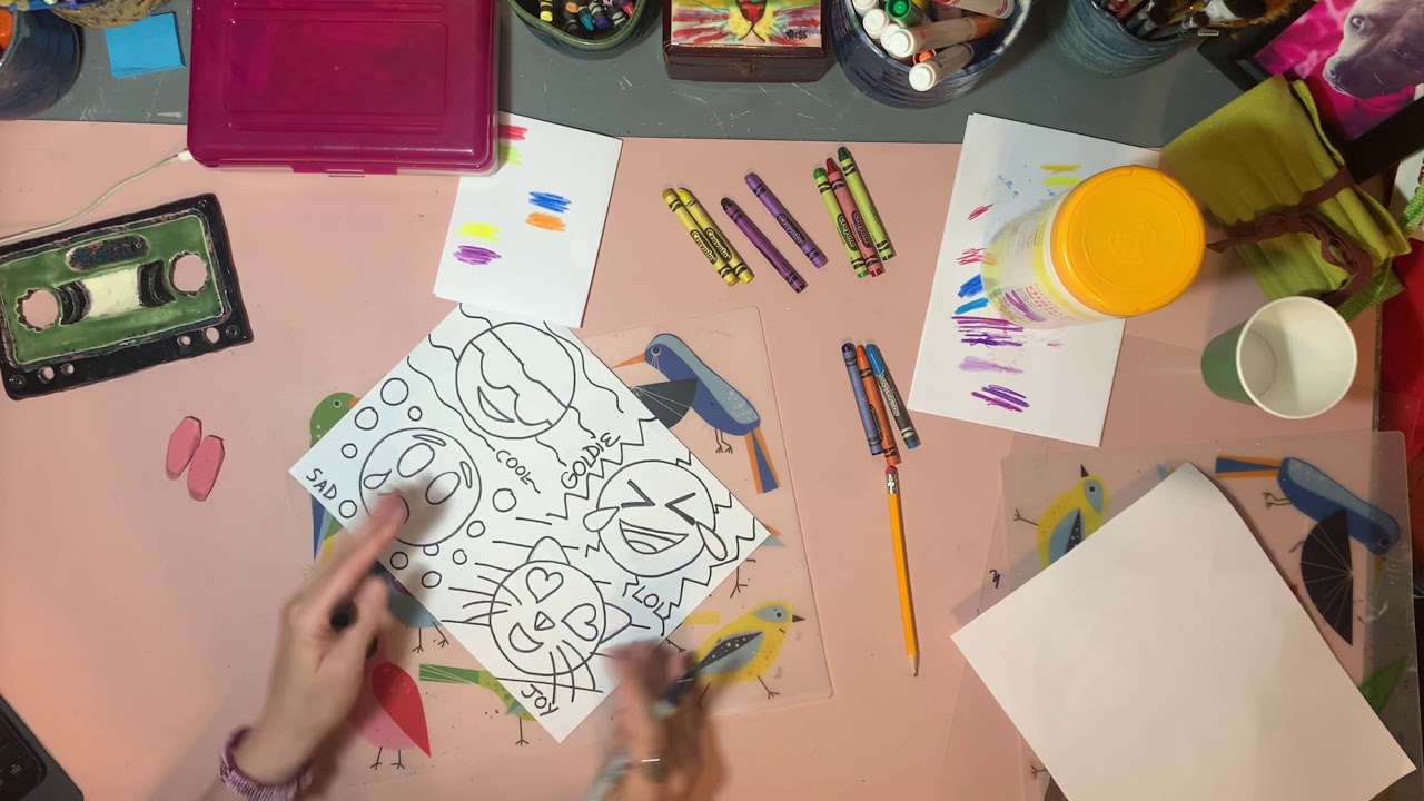 Complementary Colored Emoji Art - YouTube