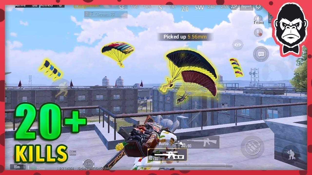 Landing In Military Base| PUBG MOBILE - YouTube