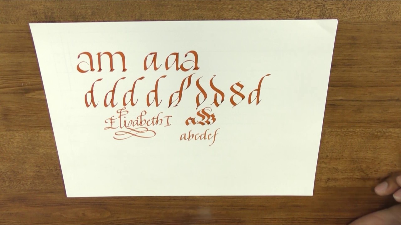 The History of Italic Scripts - YouTube