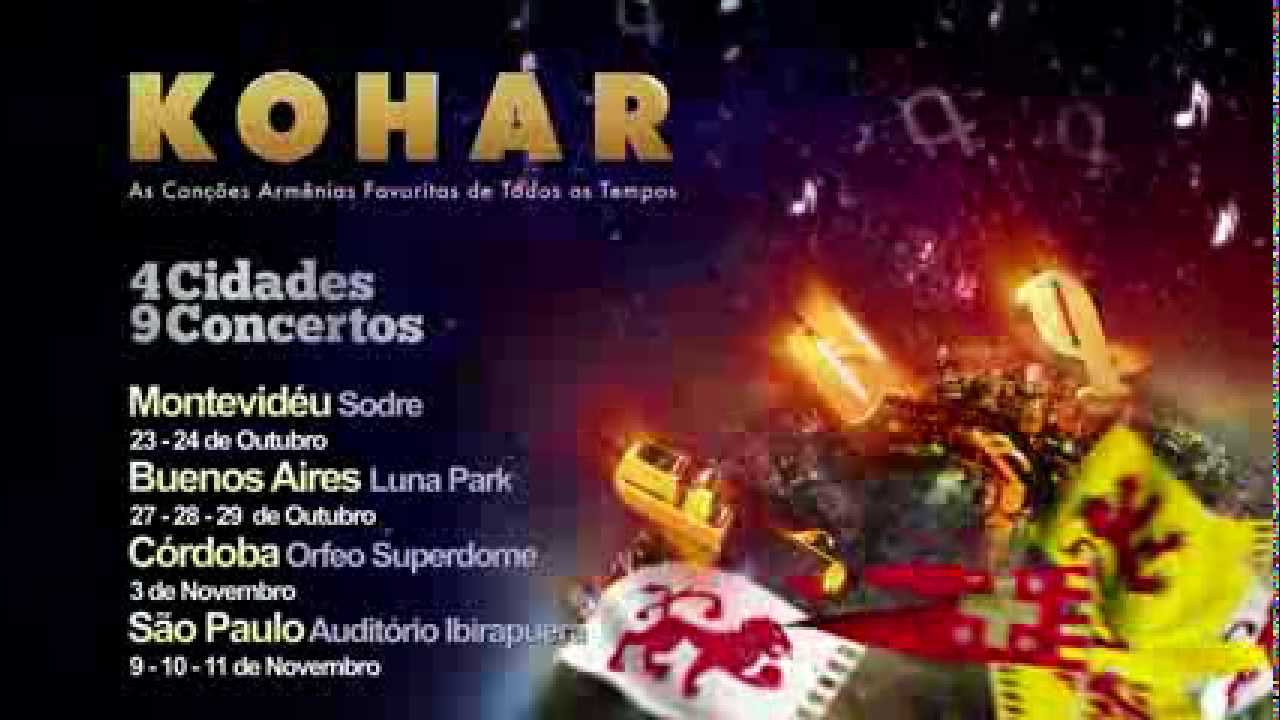 KOHAR SOUTH AMERICA TOUR 2012 - PT - YouTube