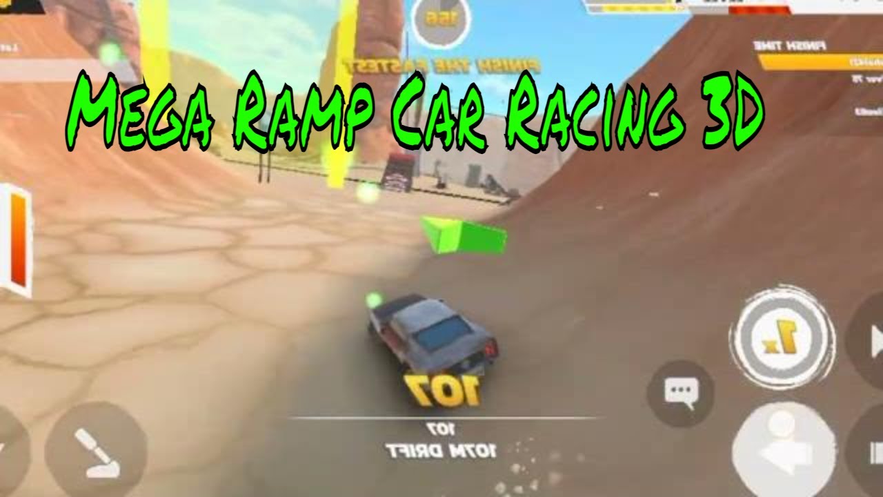 Mega Ramp Car Racing 3D - Xyber Ali Gaming - YouTube