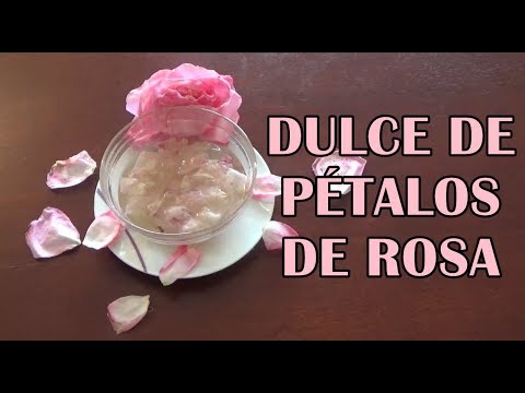 Cómo Hacer Dulce de Pétalos de Rosa | Postre para San Valentín - YouTube