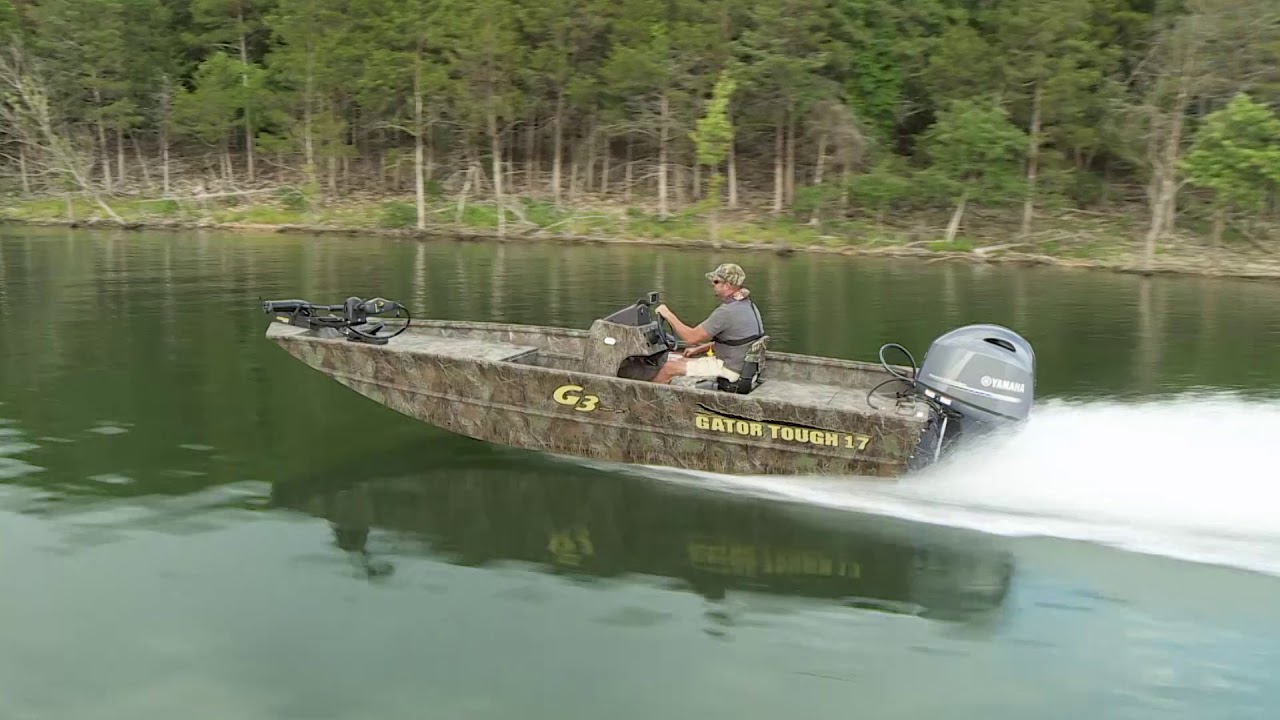 Gator Tough 17 SC (Side Console) - G3 Boats Australia - YouTube
