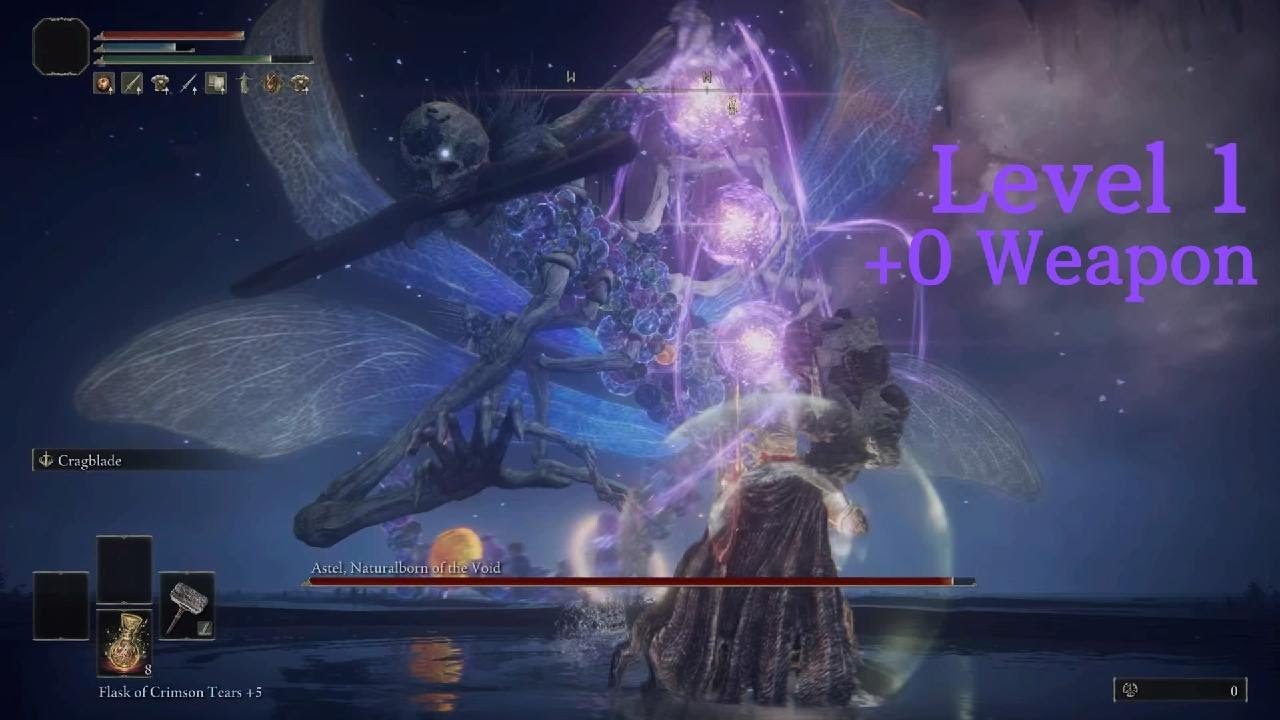 Astel, Naturalborn of the Void Level 1 +0 Weapon - YouTube