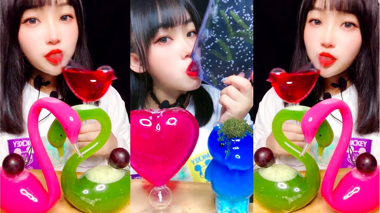 【ASMR】신기한물먹방 ASMR DRINKING#257 - YouTube