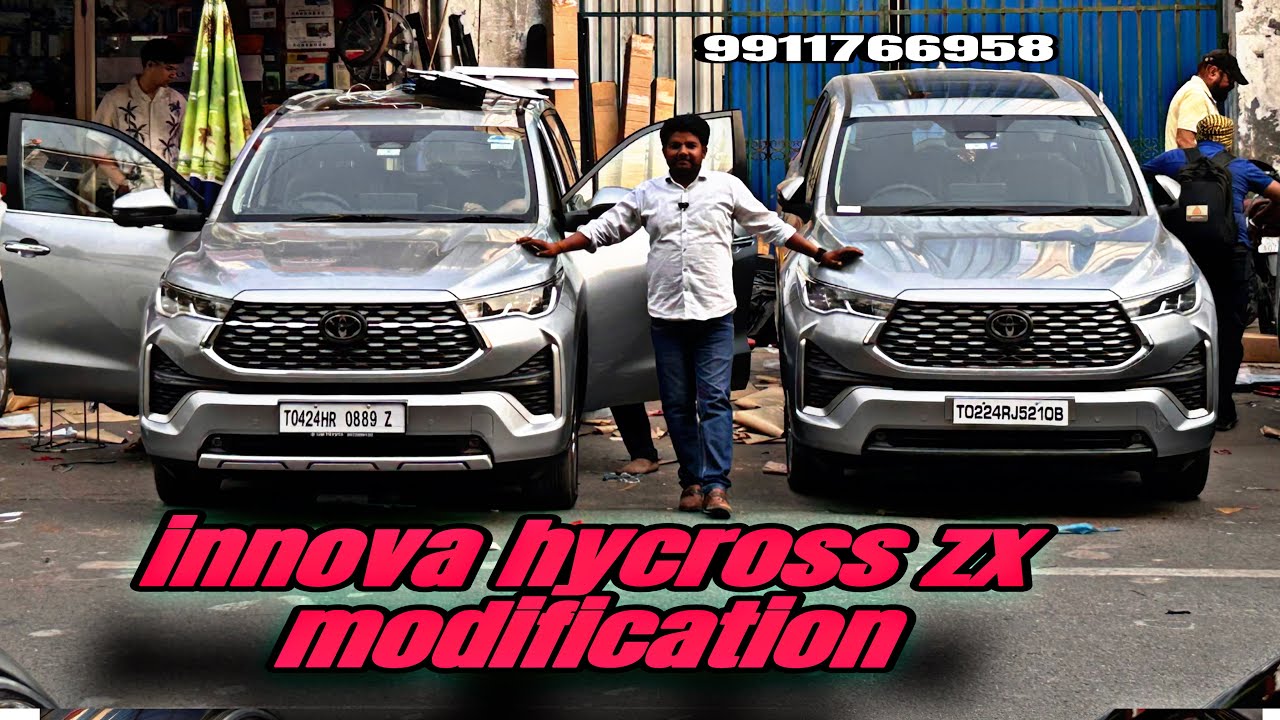 INNOVA HYCROSS ZX Modification Innova Hycross All accessories available ...