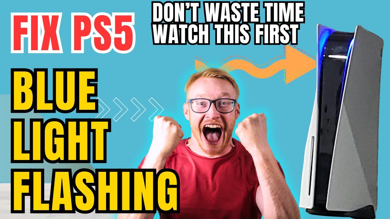 Fix PS5 Not Turning On with Blue Light Flashing in 5 Minutes - YouTube