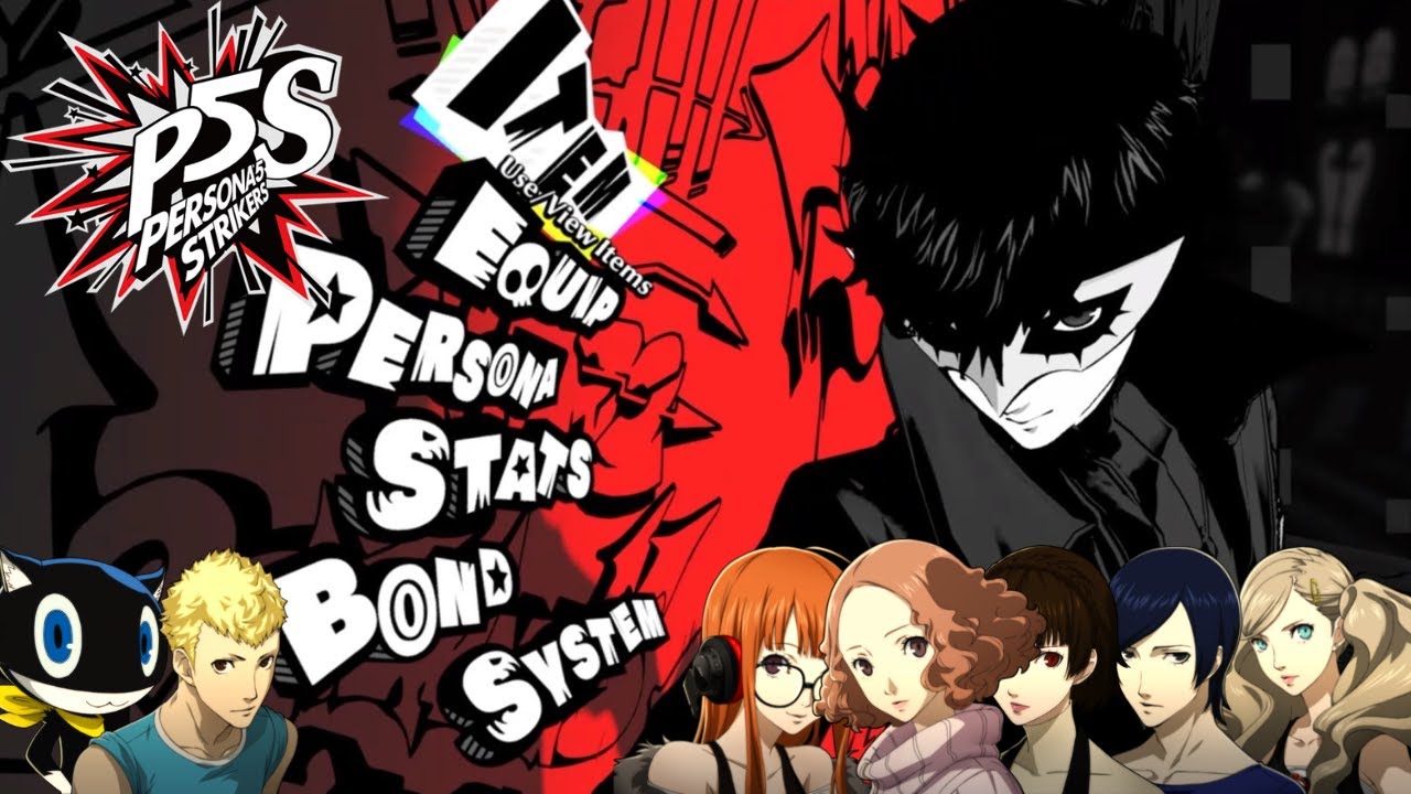 All Game Menu Character Animations | Persona 5 Strikers - YouTube