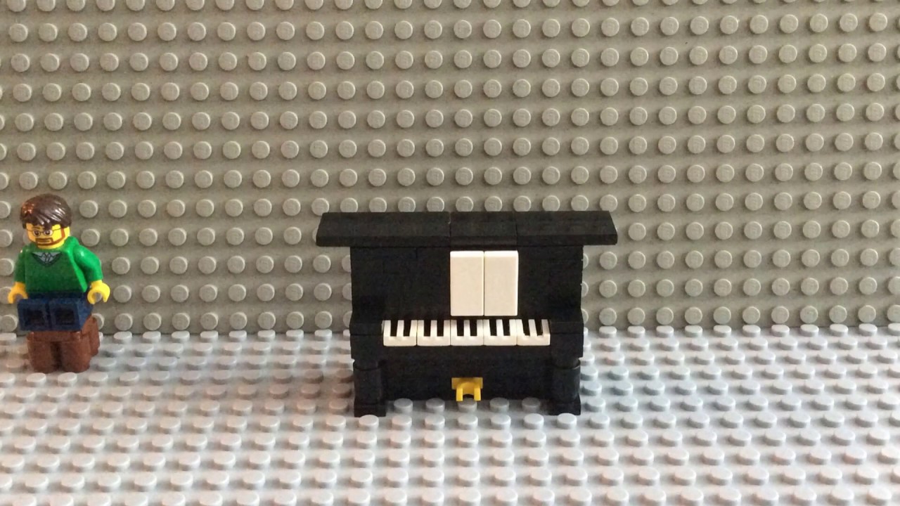 How to Build a Mini LEGO Piano - YouTube