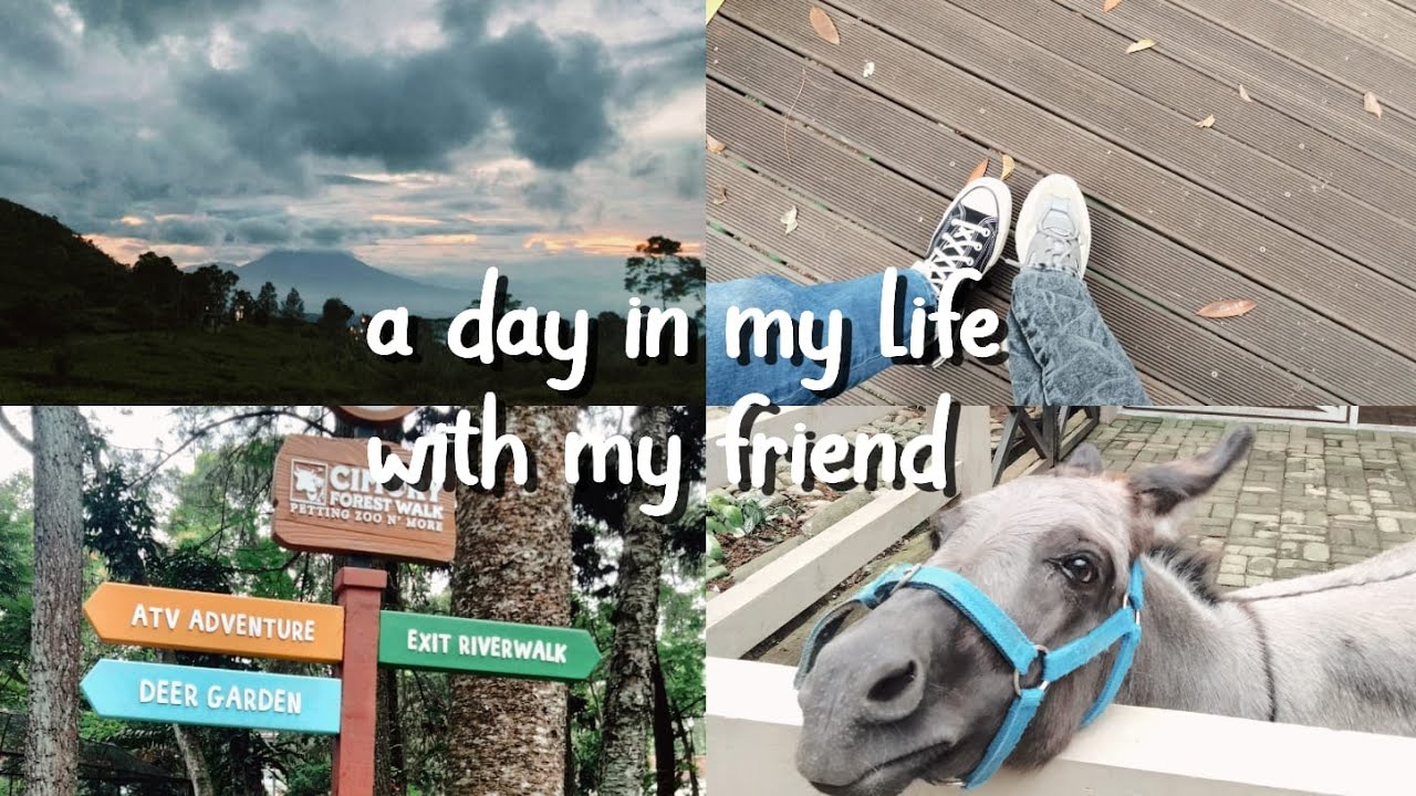 a day in my life : holiday with my friend - YouTube