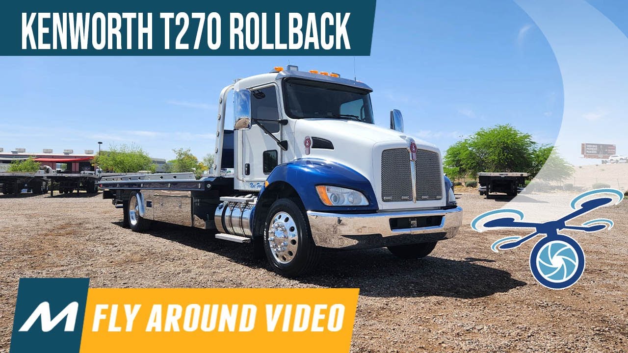 Kenworth T270 Rollback Tow Truck For Sale - YouTube