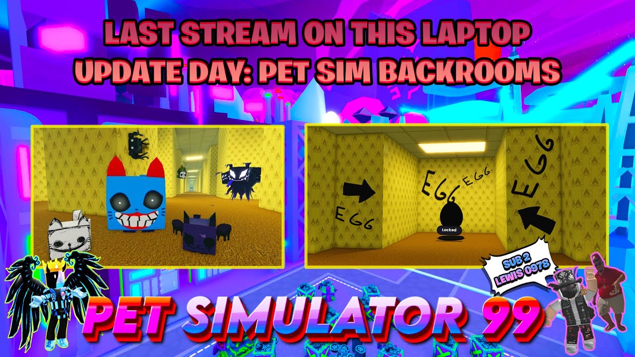 🔴[LIVE] [25M💎GIVEAWAY] UPDATE COUNTDOWN! PS99 BACKROOMS AND MORE! - Pet ...