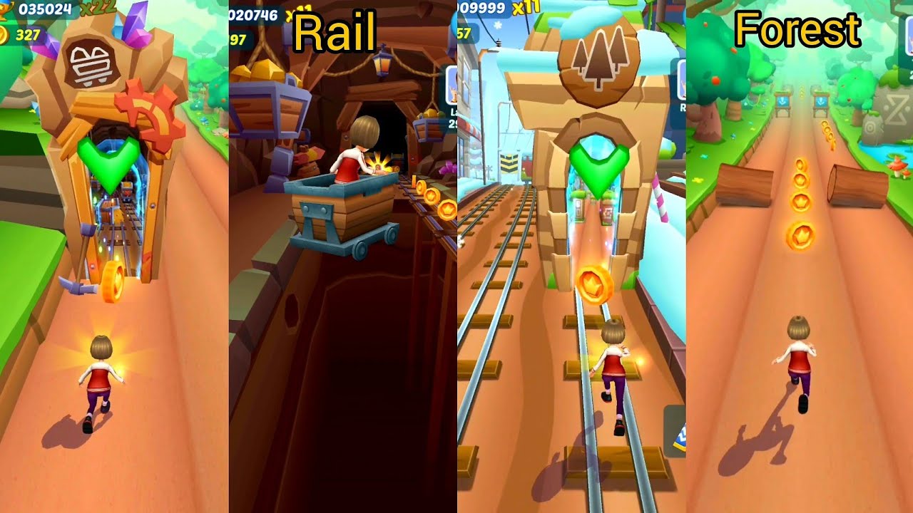 Game Subway Princess Runner - Endless Fun Run - Forest,Rail,Subway ...