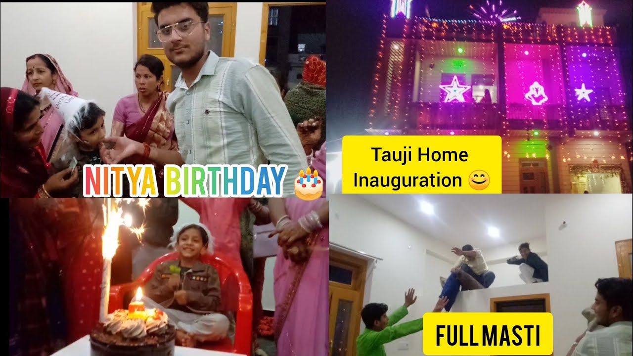 Tauji Home Inauguration Tonk me. Full masti😀💖 - YouTube