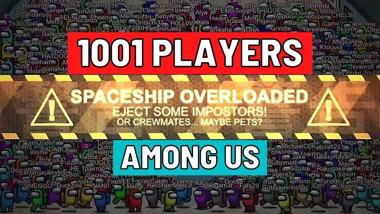 AMONG US with 1001 PLAYERS | Watch Till The END 😂😂 - YouTube