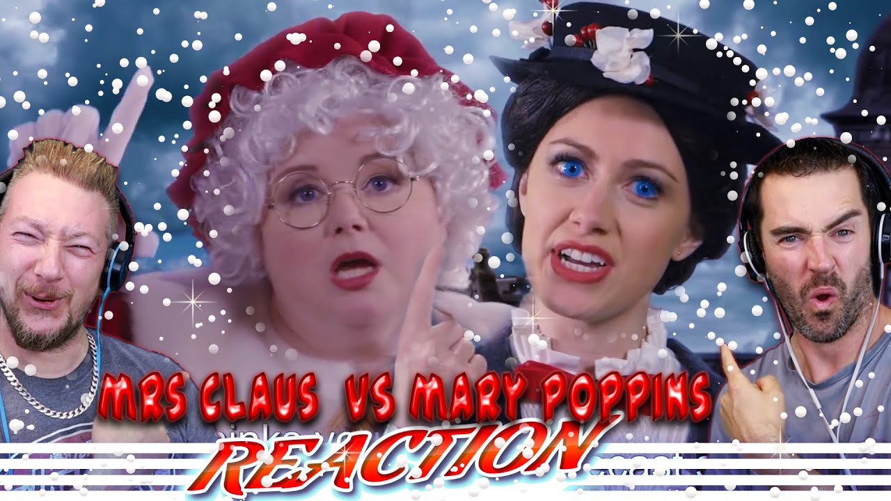 MRS CLAUS vs MARY POPPINS Princess Rap Battle Reaction! Whitney Avalon ...