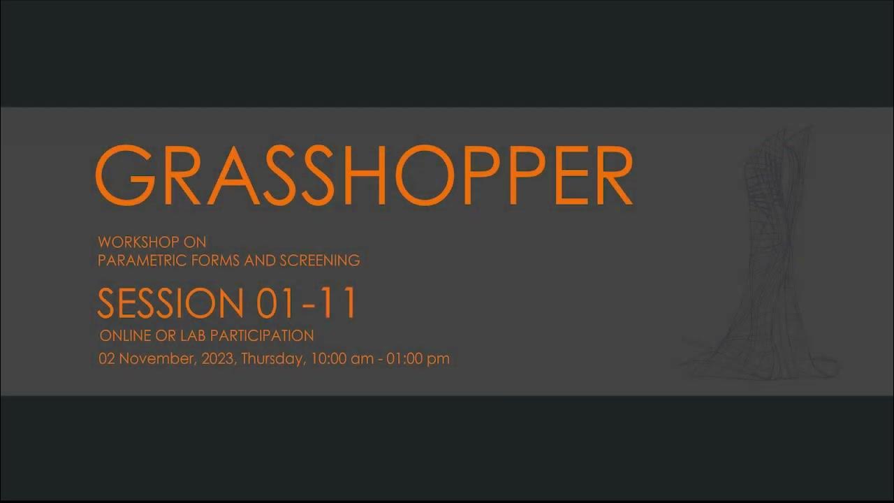 1-11 Grasshopper Diagrid Structure - YouTube