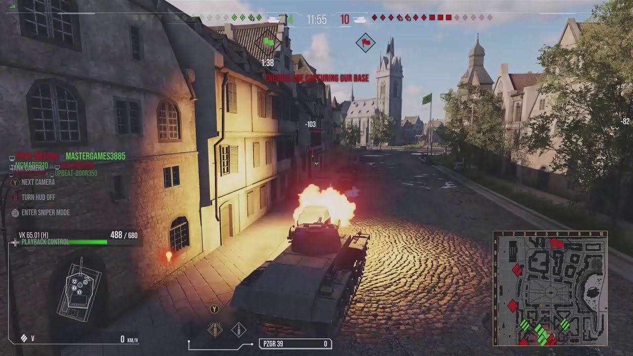 Pools Medal -11 kills - VK 65 01H -World of Tanks Console - YouTube