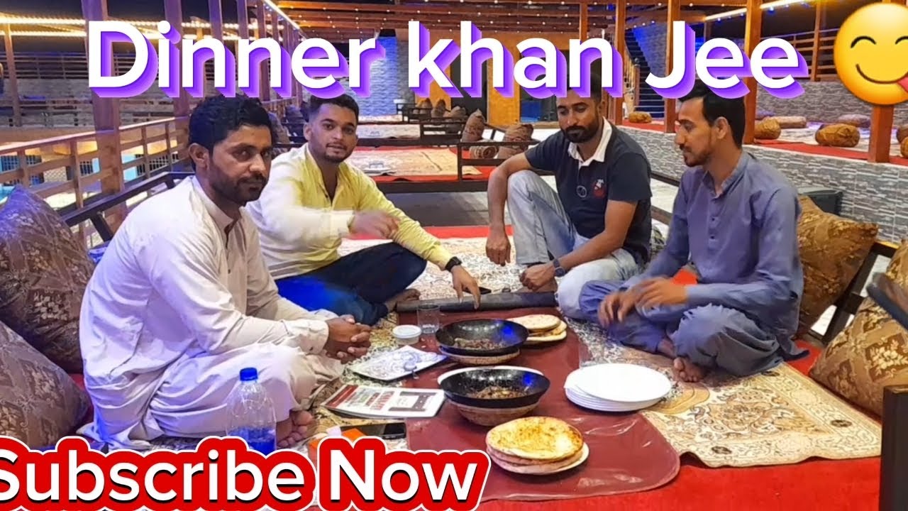 Dinner At Khan jee Restaurant 😋 - YouTube