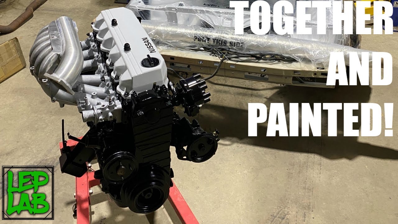 WHITE R31 BUILD 12 - Engine assembly and paint! - YouTube