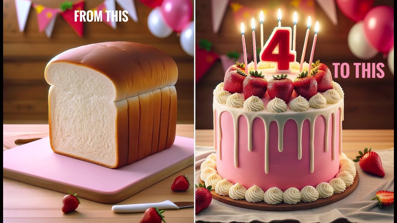 🎉🍰 Bikin Kue Ultah dari Roti Tawar, Unik dan Mudah 🍰🎉 - YouTube