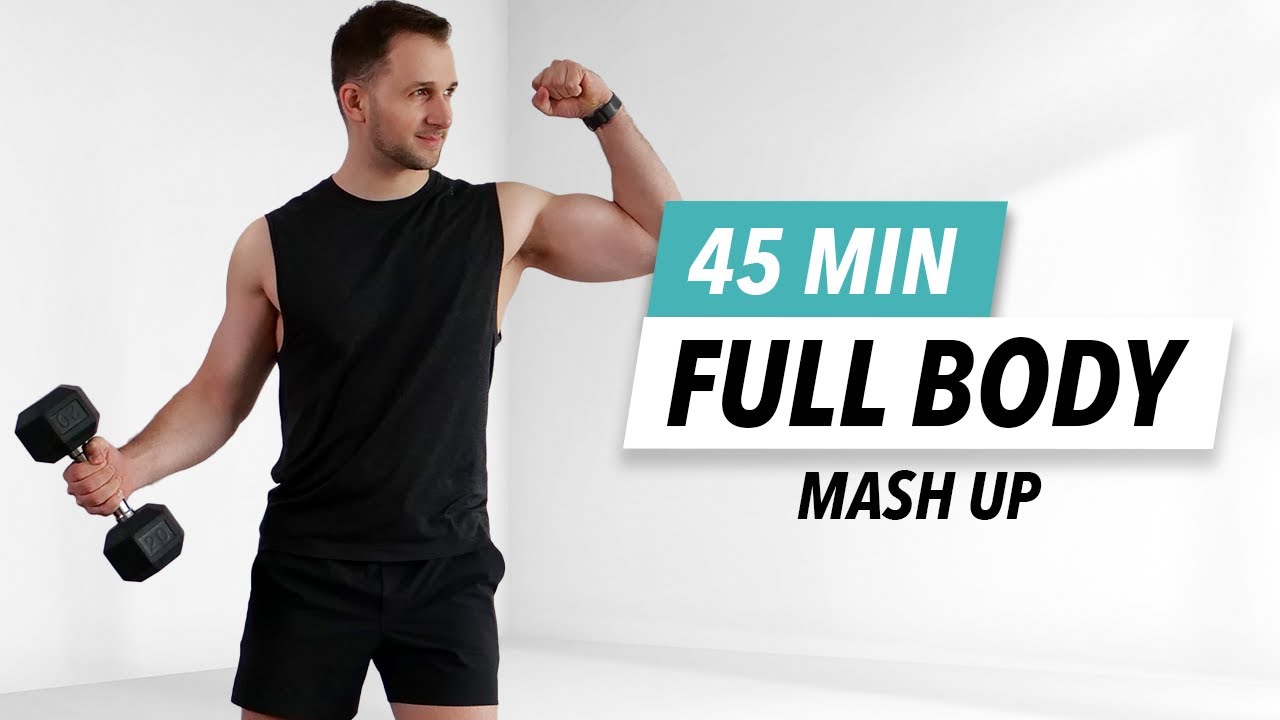 1 HOUR FULL BODY DUMBBELL WORKOUT at Home [Strength & Conditioning ...