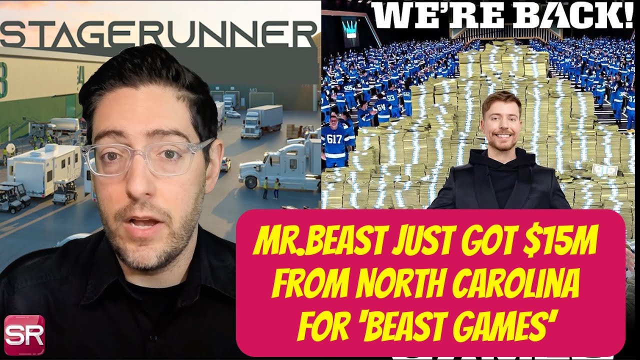 The state of North Carolina is giving Mr. Beast $15 million dollars ...