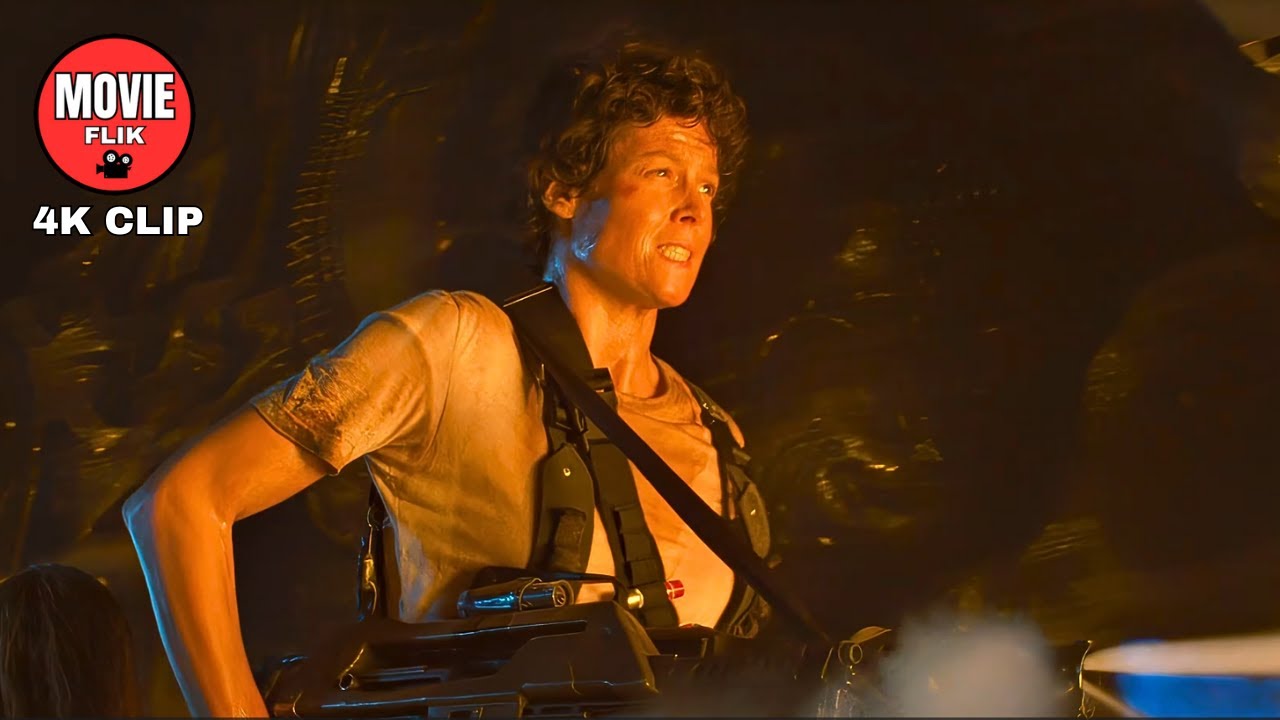 Ripley Blazes The Queen | Aliens (1986) | 4K Movie Clip - YouTube