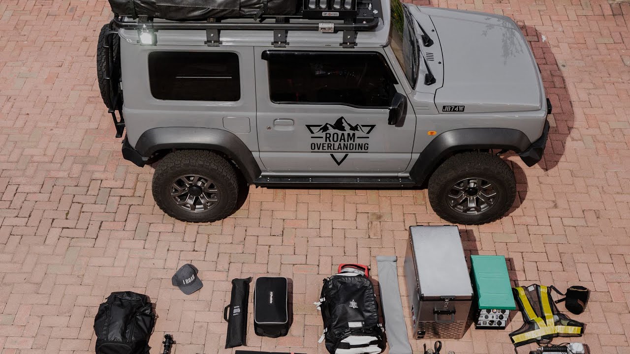 ROAMS01E35 How I pack my 2019 Suzuki Jimny for Overlanding (2019) - YouTube