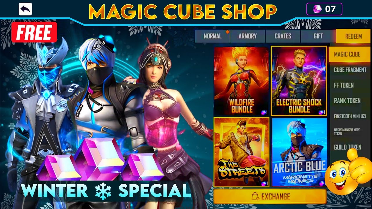 WINTER SPECIAL MAGIC CUBE STORE UPDATE | FREE FIRE NEW EVENT | NEXT ...