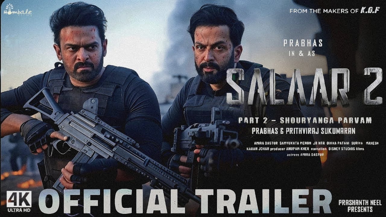 Salaar: Part 2 - Shouryanga Parvam | Official Trailer | Prabhas ...