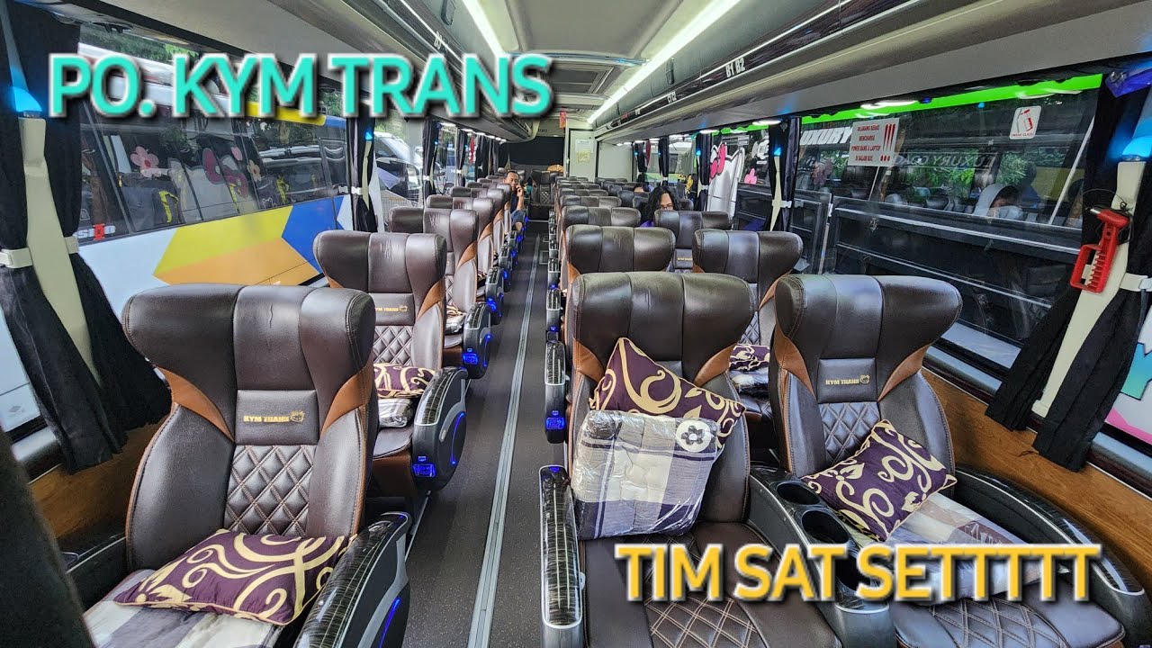BUS HELLO KITTY YANG SANGAR DAN SAT SET | KYM TRANS SURABAYA - BANDUNG ...