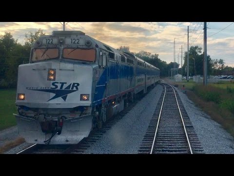 Music City Star Commuter Train, Nashville Tennessee, 2 Train Meet ...