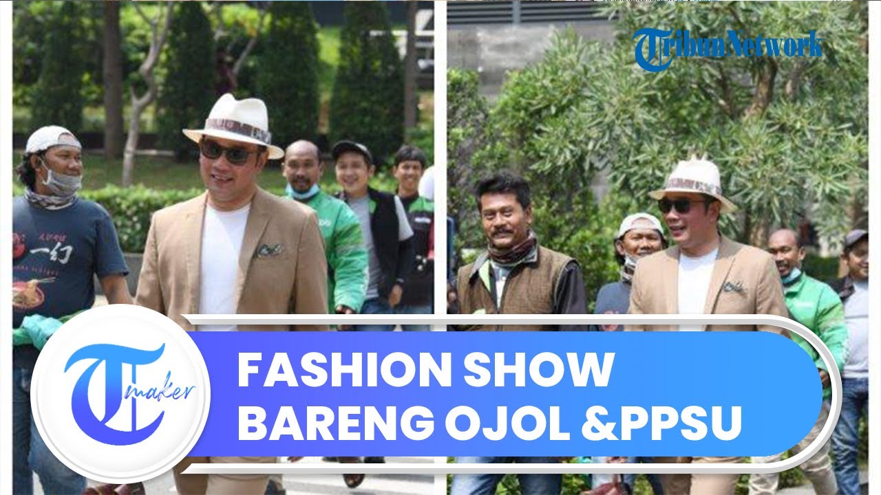 Pakai Baju dari Desainer Ternama, Ridwan Kamil Jajal Catwalk Citayam ...