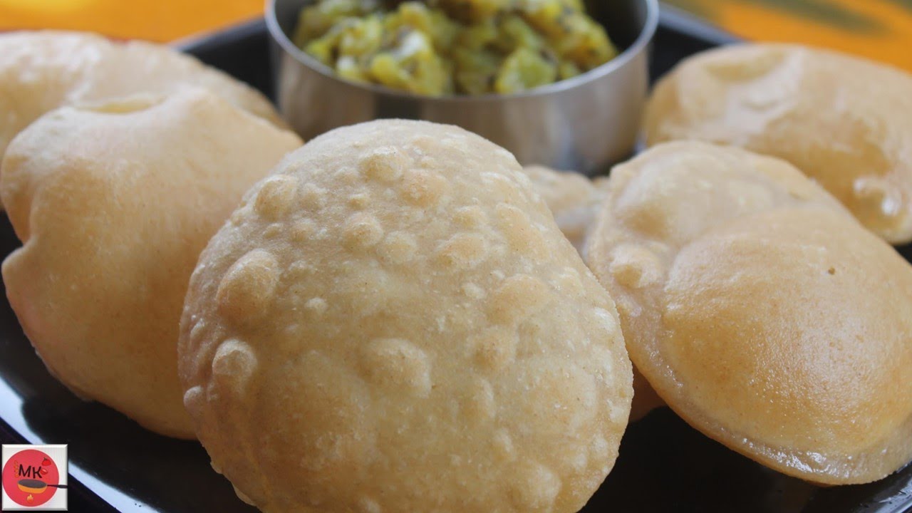 Poori Recipe in Tamil |Soft Wheat Poori in Tamil|கோதுமை பூரி - YouTube