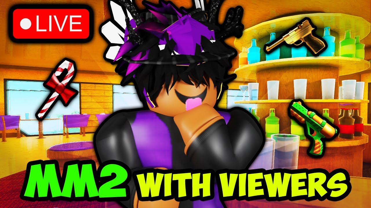 [🔴LIVE] MM2 LIVE WITH VIEWERS (Roblox) - YouTube