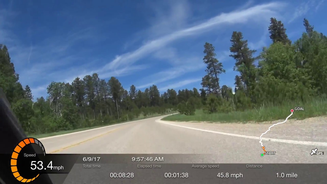 Vanocker Canyon Road up to Sturgis, SD aboard an HD V-Rod NRS - YouTube
