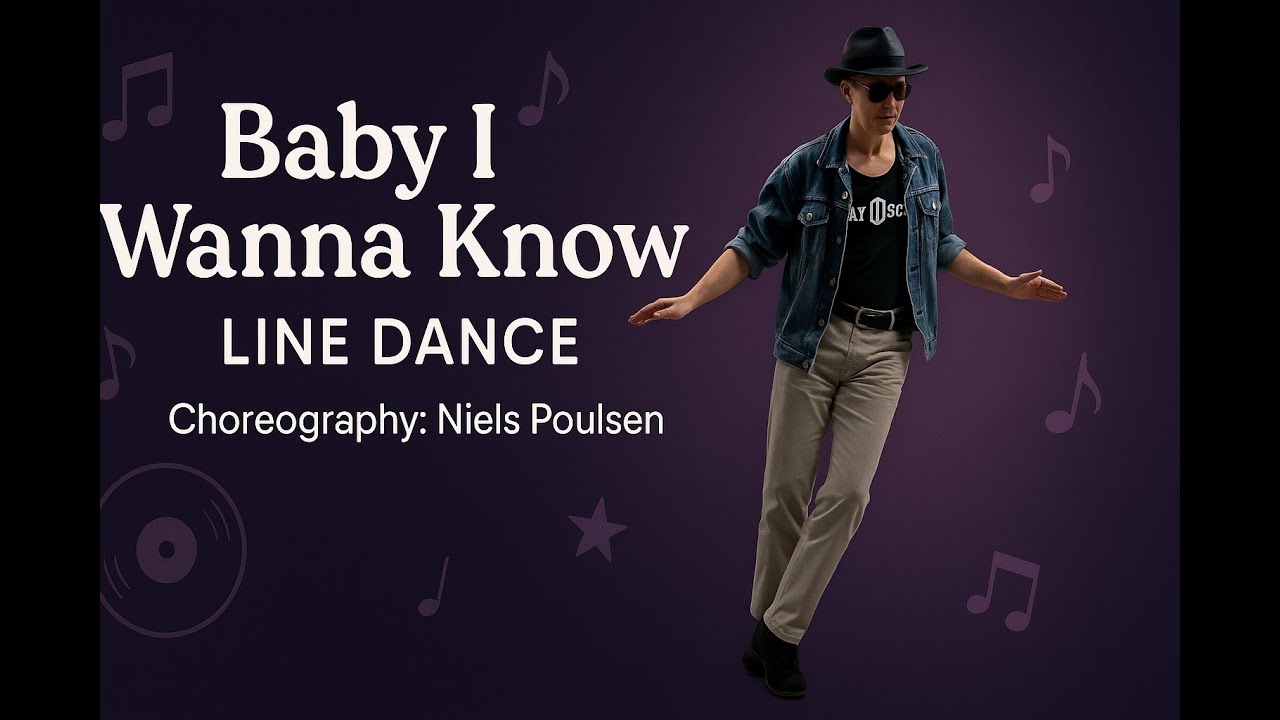 Baby I Wanna Know Line Dance with Song Subtitles - YouTube