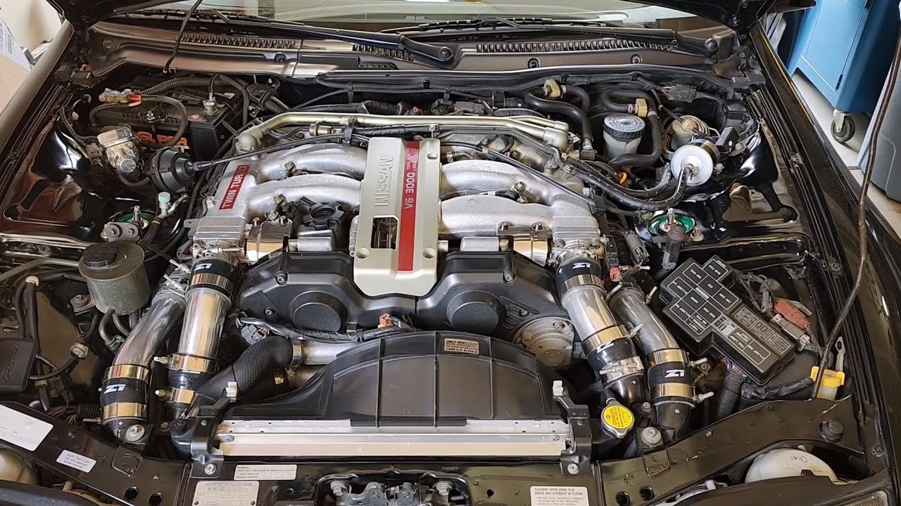 1995 Nissan 300zx Twin Turbo Cold Start - Engine - YouTube