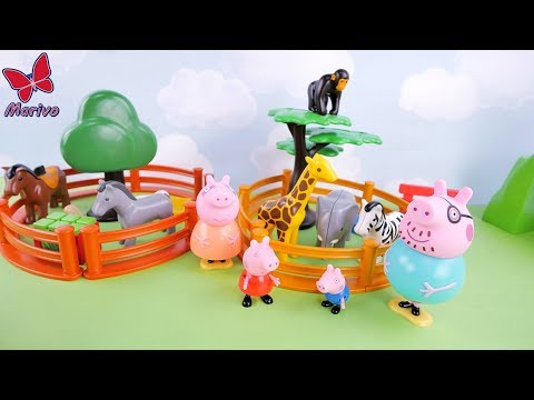 Peppa Pig Story: Zoo Adventure! Peppa Pig story for kids in english New ...