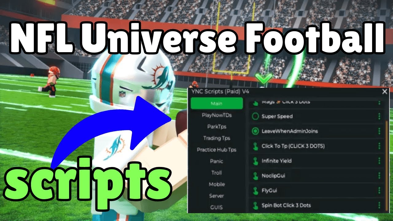 NFL Universe Script 🔥 | Auto Farm, Auto Aim, Boost Speed & More! 🏈⚡ ...