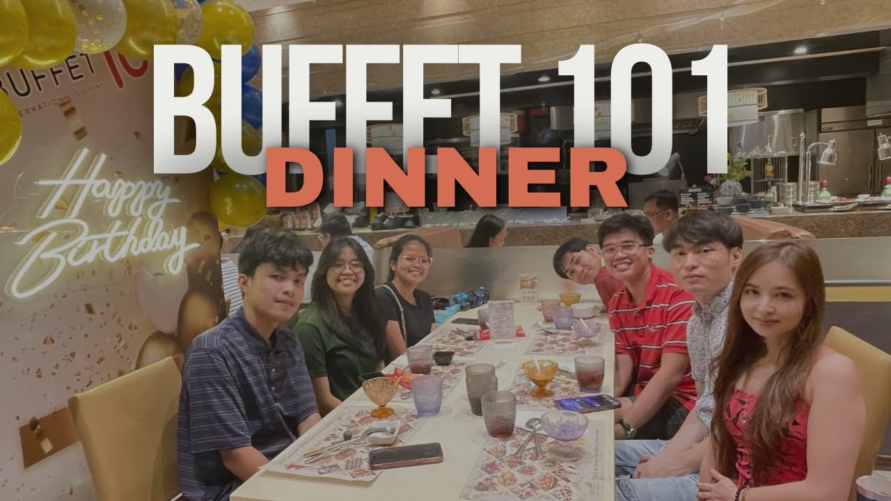 DINNER AT BUFFET 101 ROBINSONS MAGNOLIA || JM BALLESTA - YouTube