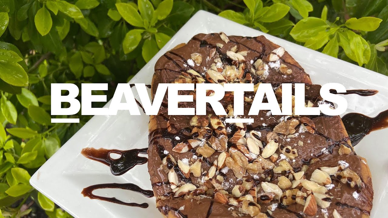 🍩 NUTELLA BEAVERTAIL RECIPE | HOMEMADE FAST & EASY | CANADIAN DOUGHNUT ...