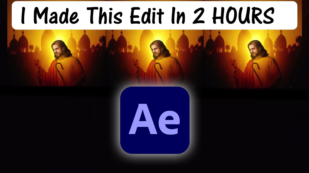 I Made This Edit In 2 HOURS In After Effects | after effects edits ...