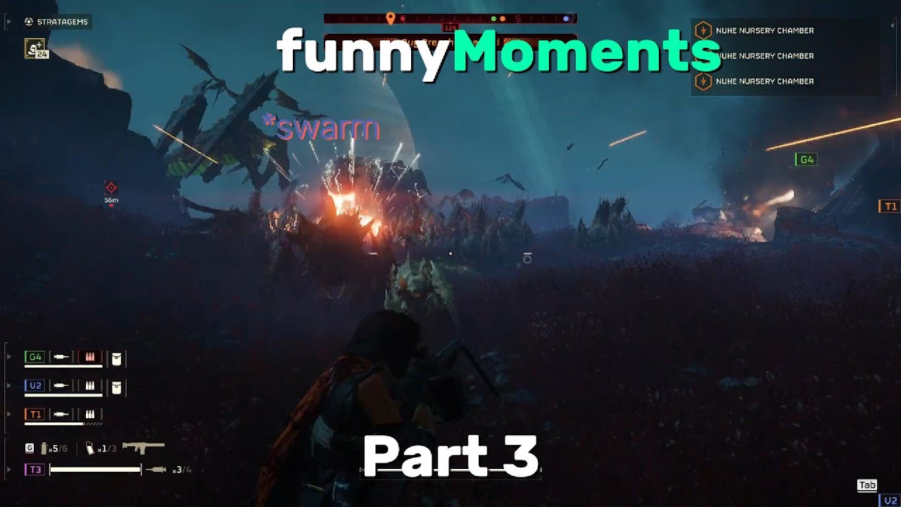 Hell divers 2 funny moments part 3 - YouTube