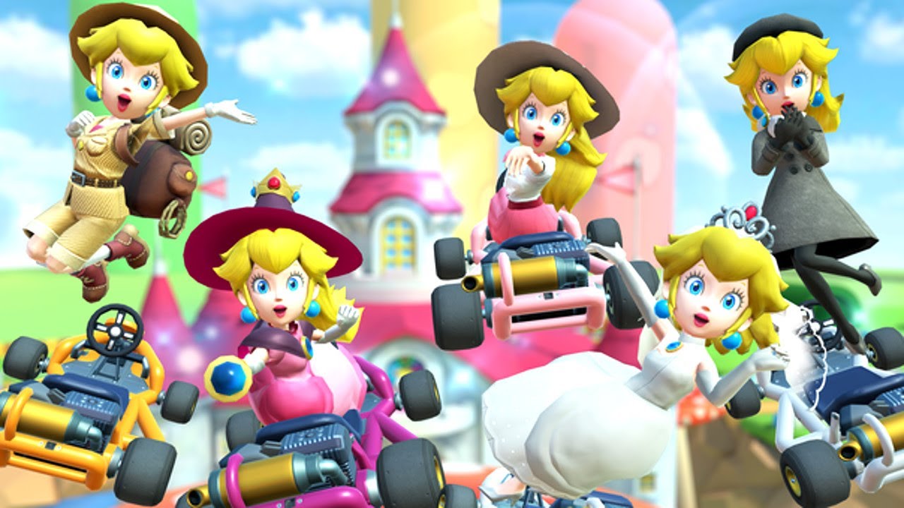 Mario Kart Tour - All Peach Pipe Characters (Mario vs. Peach Tour ...