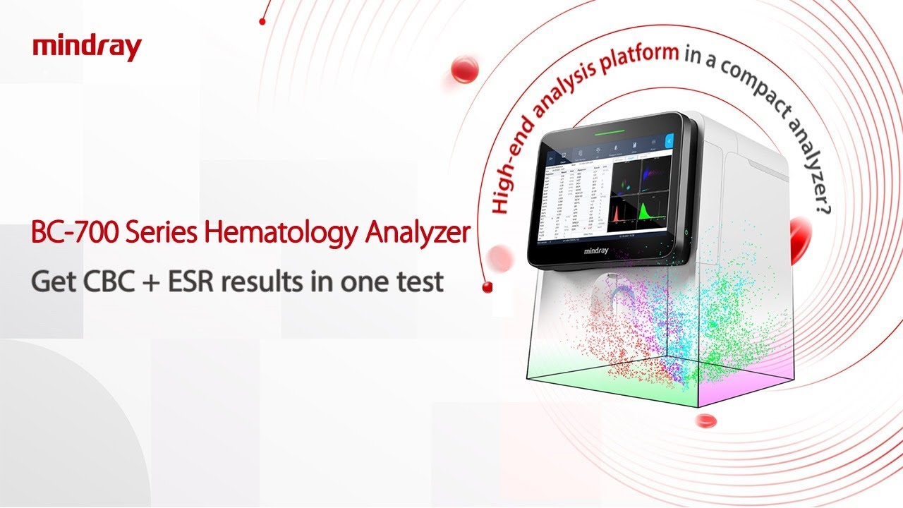BC-700 Series Hematology Analyzer Product Video | Get CBC + ESR in one ...